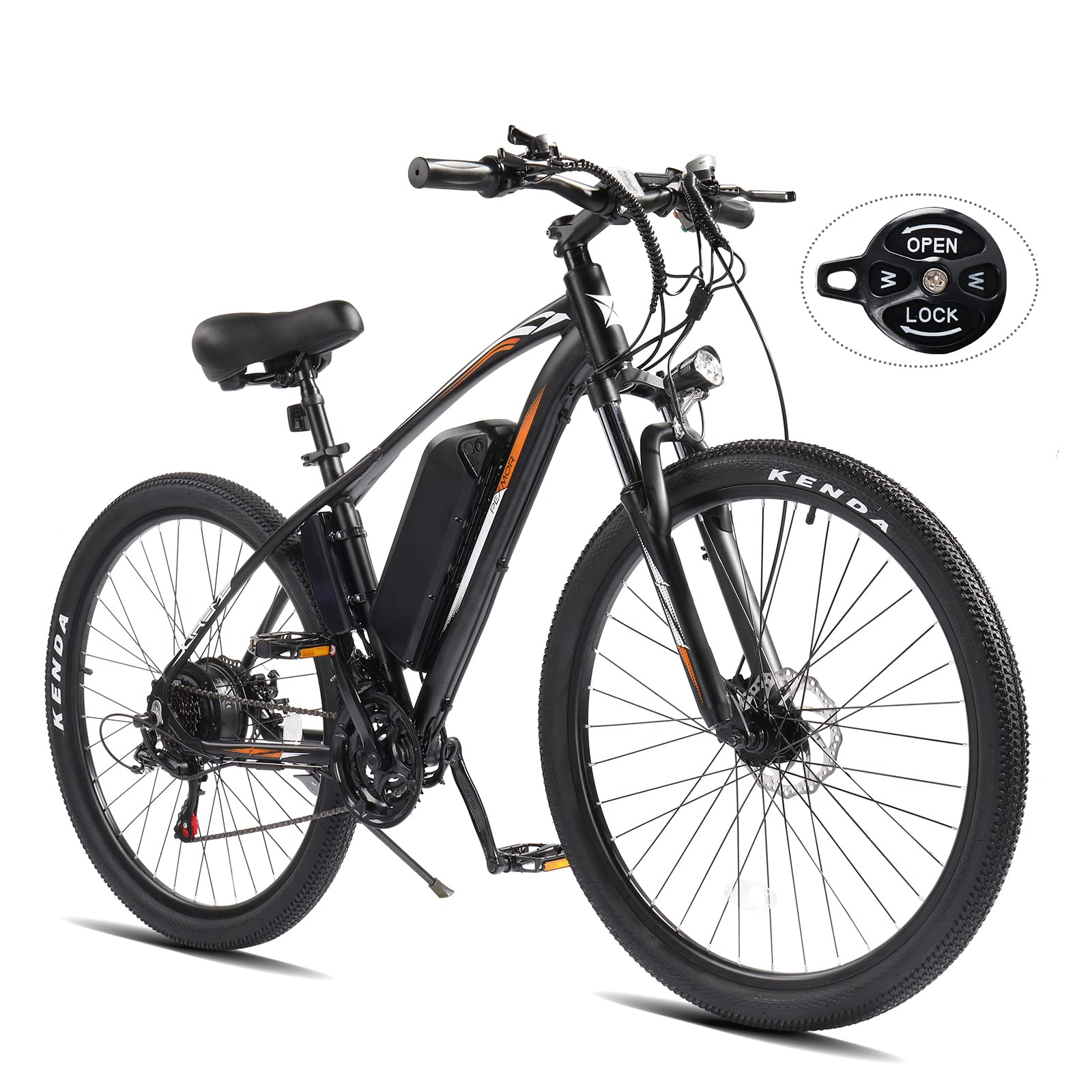 Pexmor Electric Mountain Bike - 500W Motor,27.5" Tire eBike