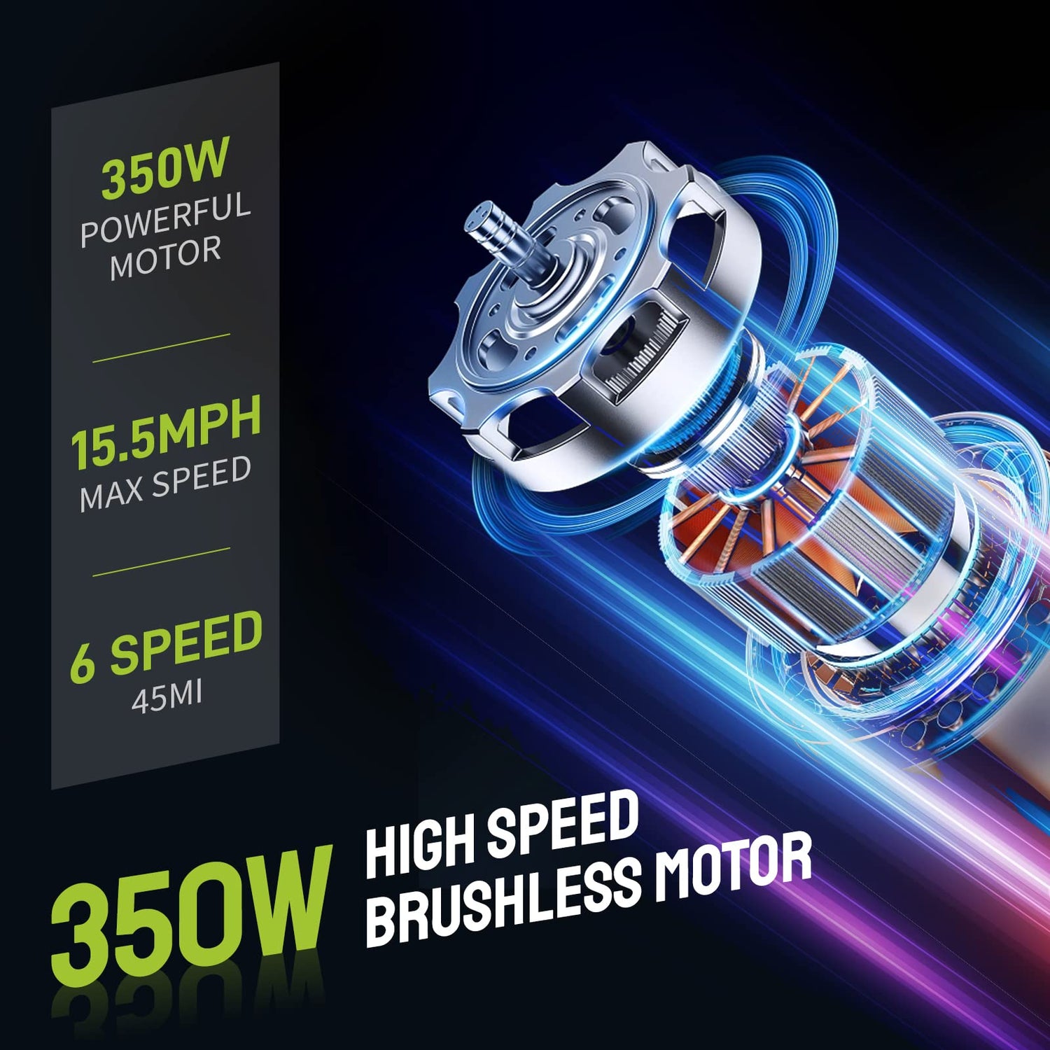 Pexmor 500W Electric City Bike ,26" Wheels